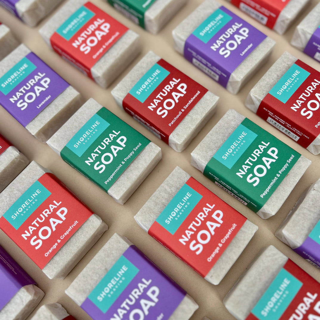 Natural Vegan Soap Bars for Face & Body